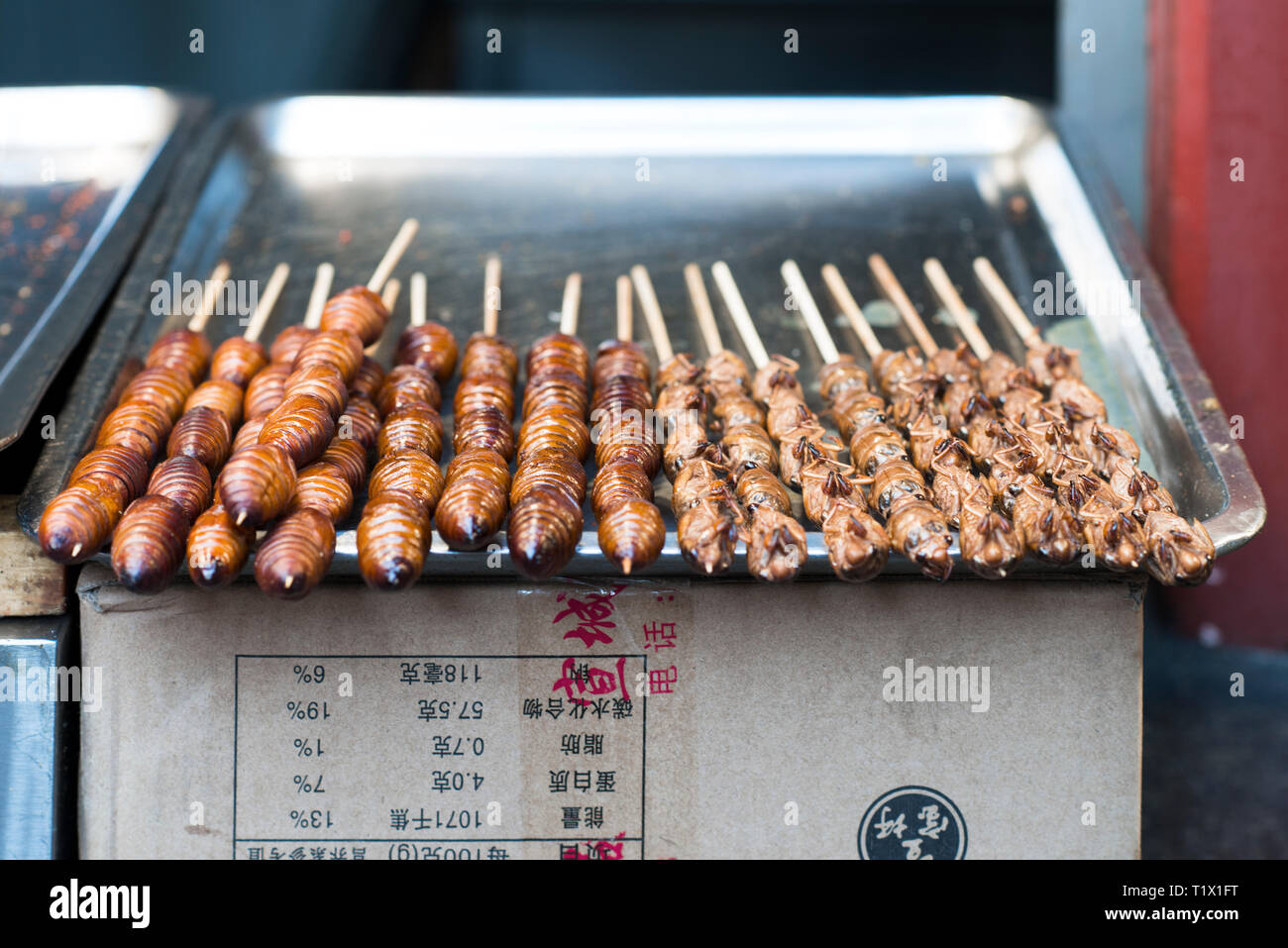 Fried worm hi-res stock photography and images - Alamy