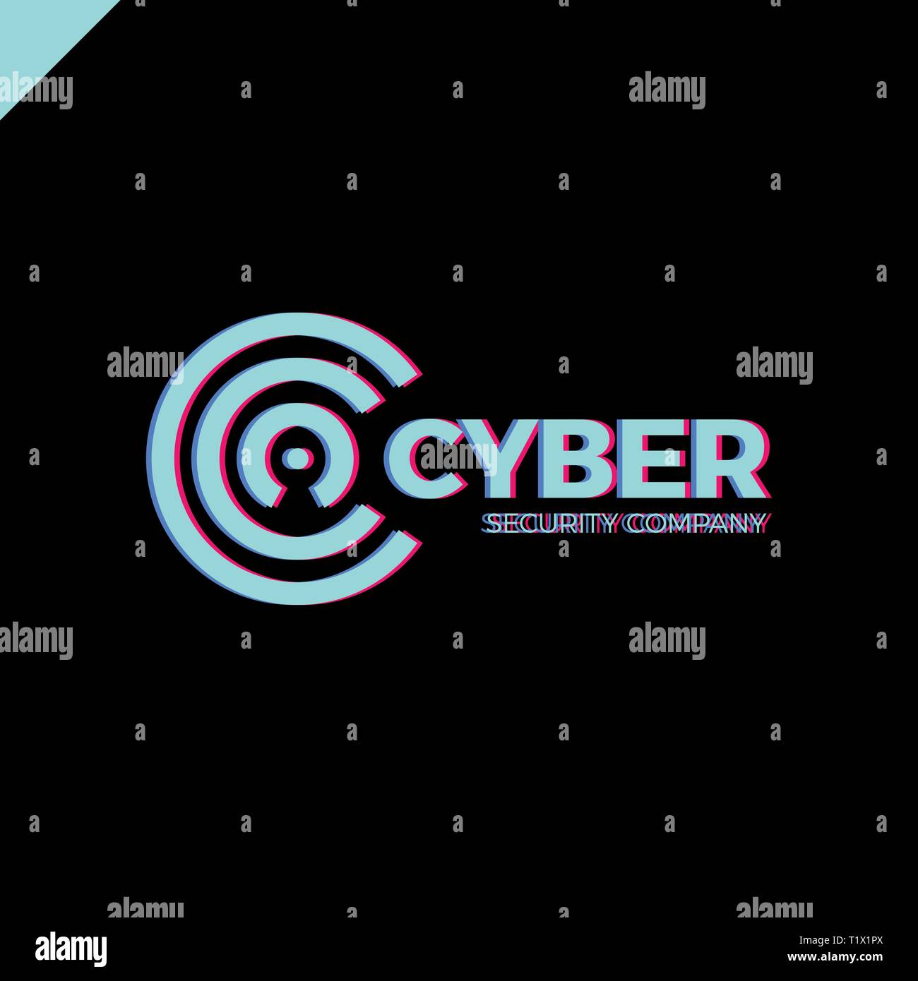 Cyber Security and defender line Letter C logotype design template ...
