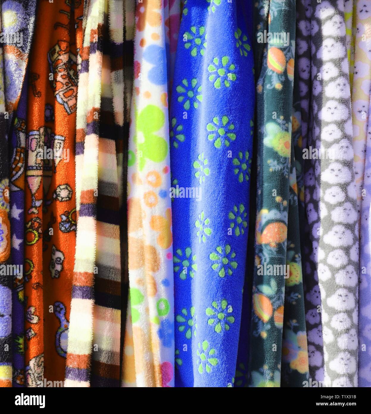 Close up surface of beautiful textile fabrics in high resolution Stock ...