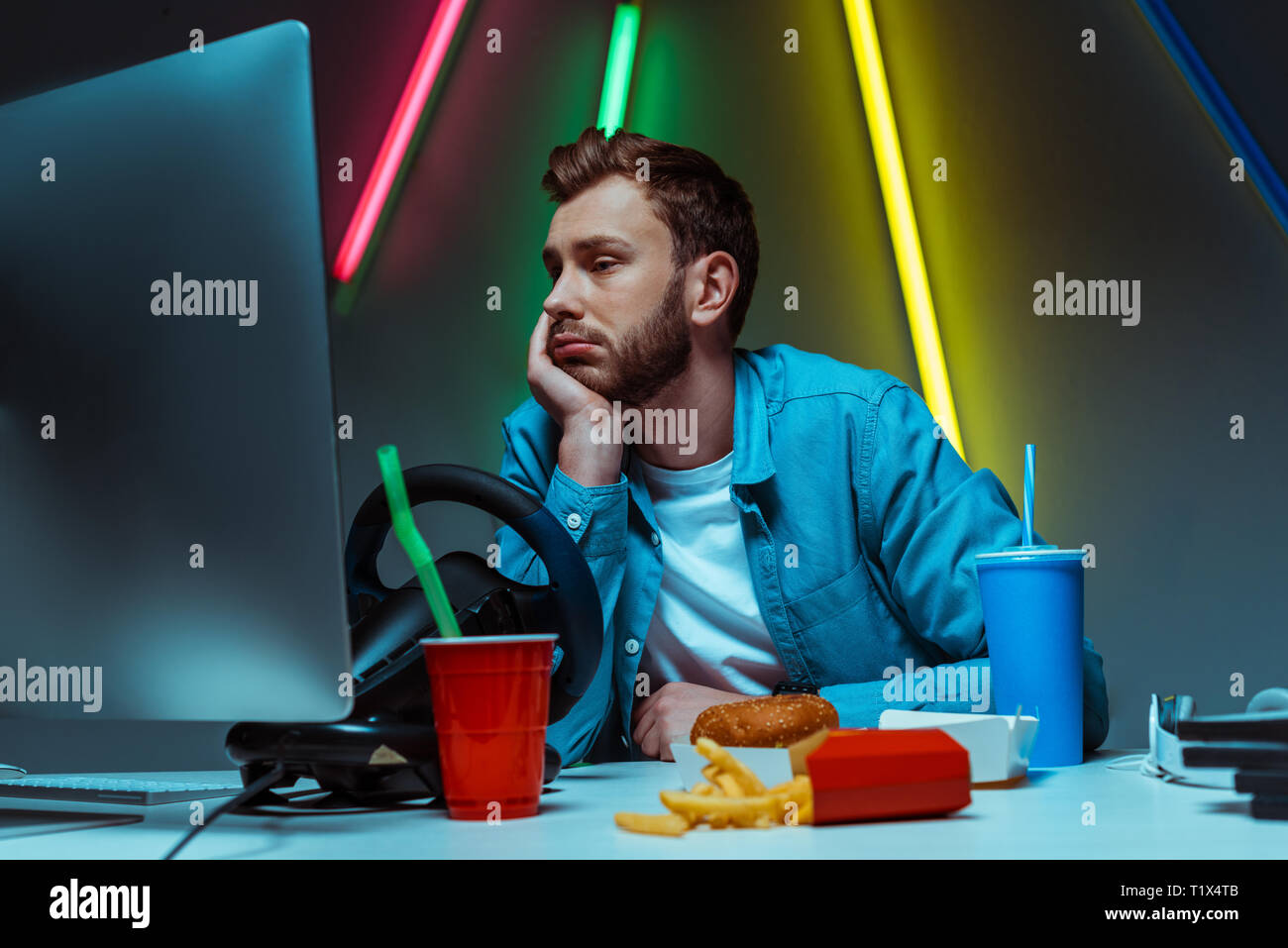 Touching monitor hi-res stock photography and images - Alamy