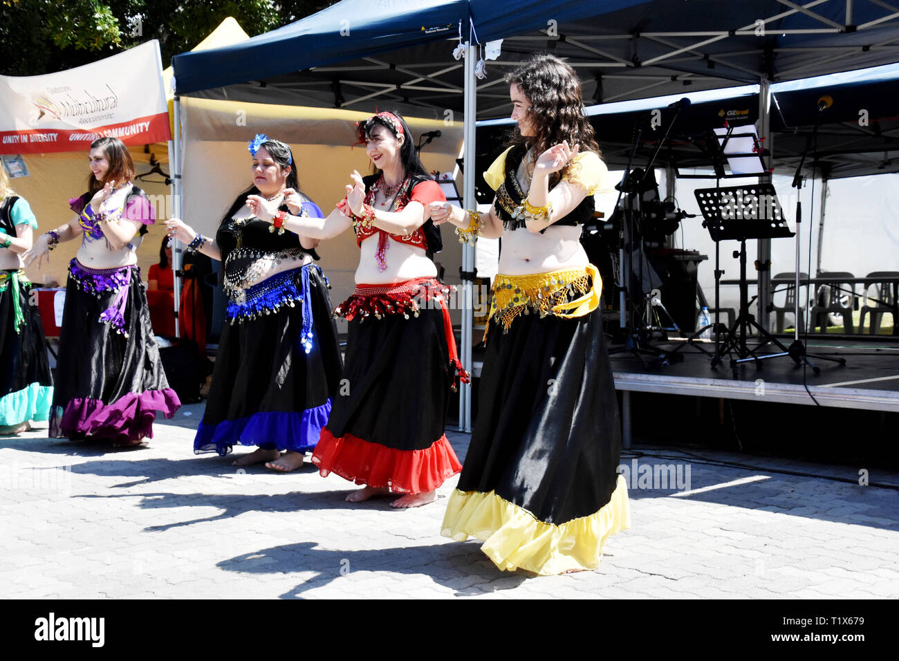 Mature aged belly dancer hi-res stock photography and images - Alamy