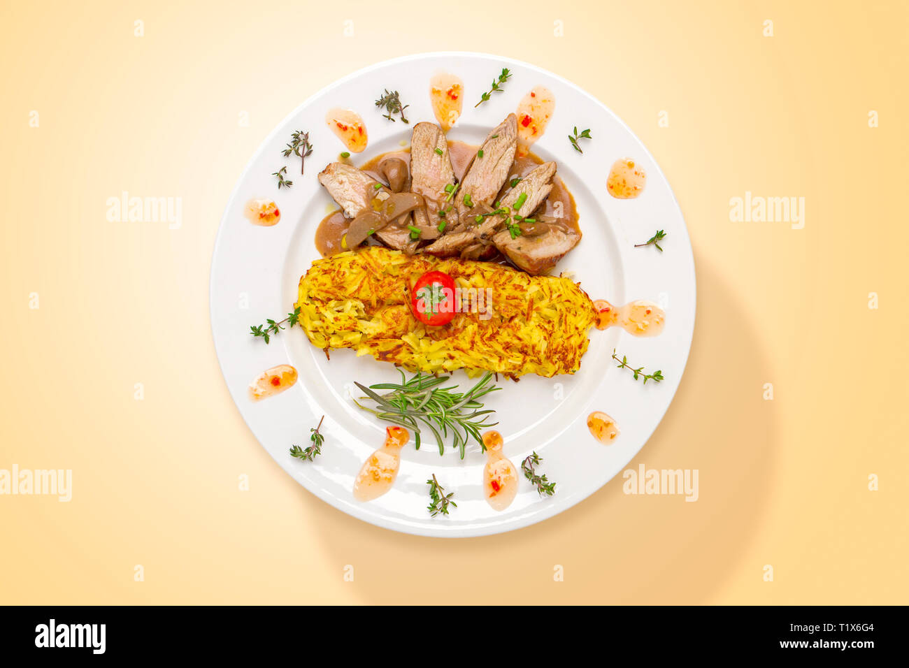Food from above hi-res stock photography and images - Alamy