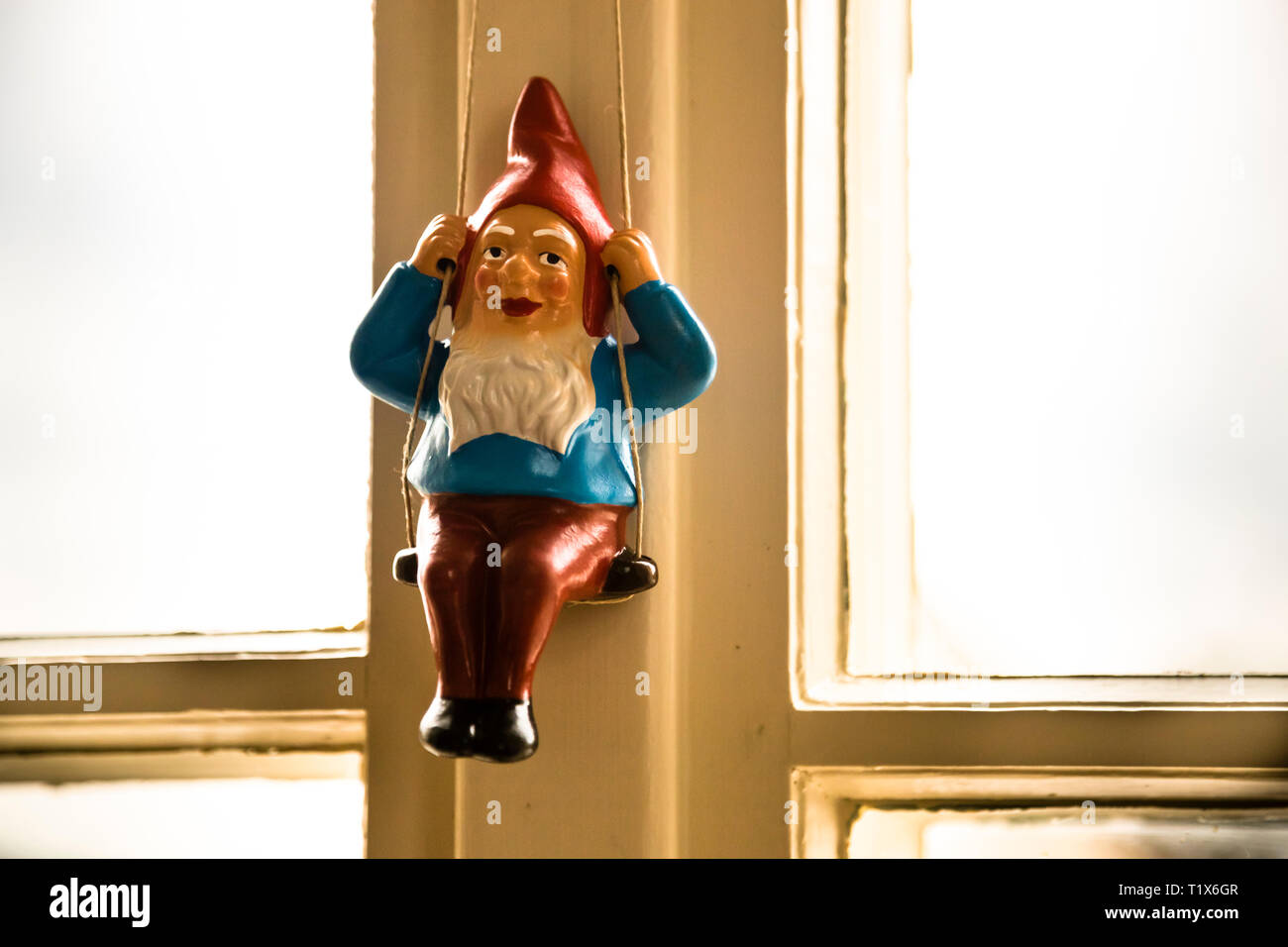 Gnomes as decoration of Kavaliershaus in Fincken, Germany. New addition ...