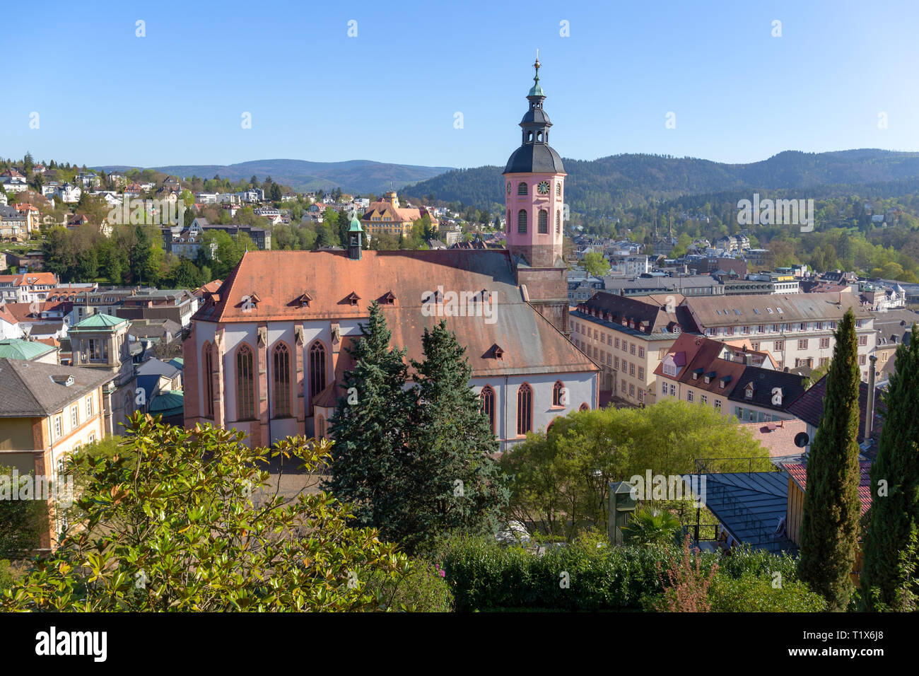 Baden-Baden is a spa town in the Black Forest, southwest of Germany and ...