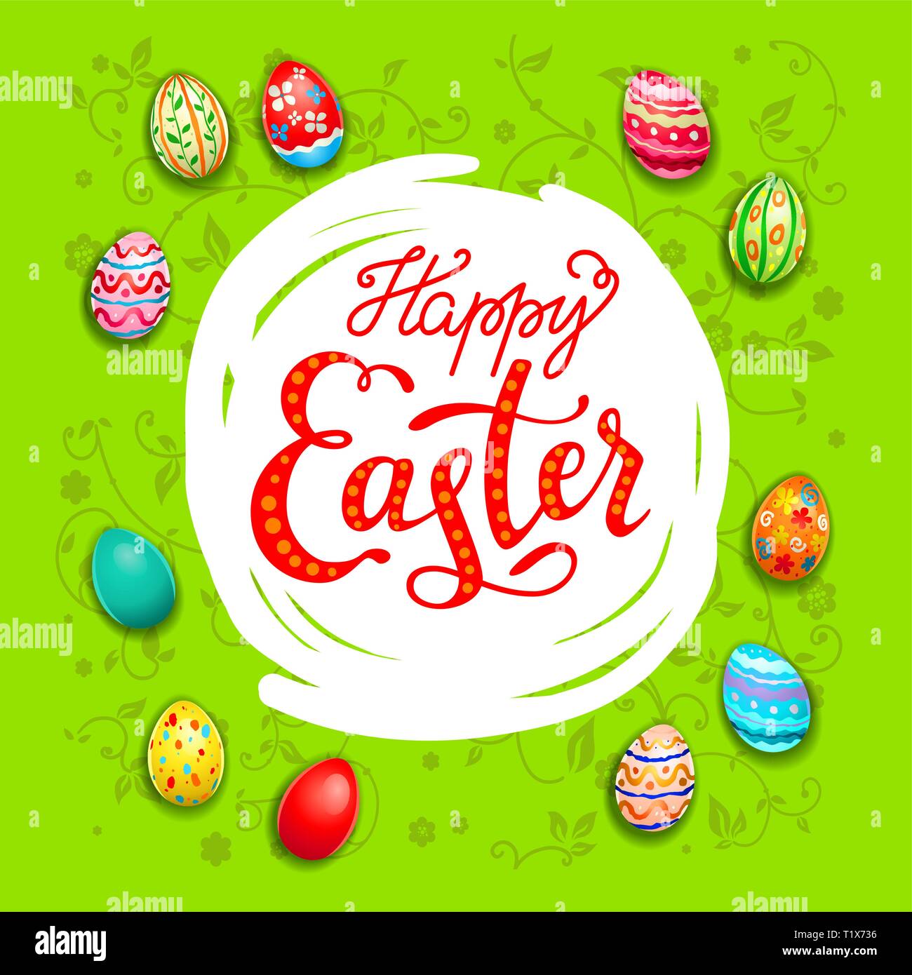 Happy holiday congratulation banner Stock Vector Images - Alamy