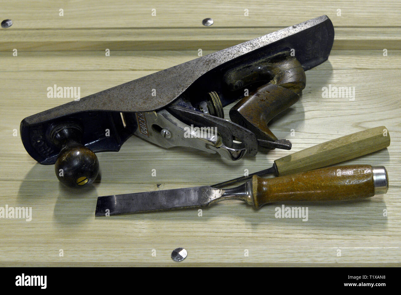 Carpenters tools hi-res stock photography and images - Alamy