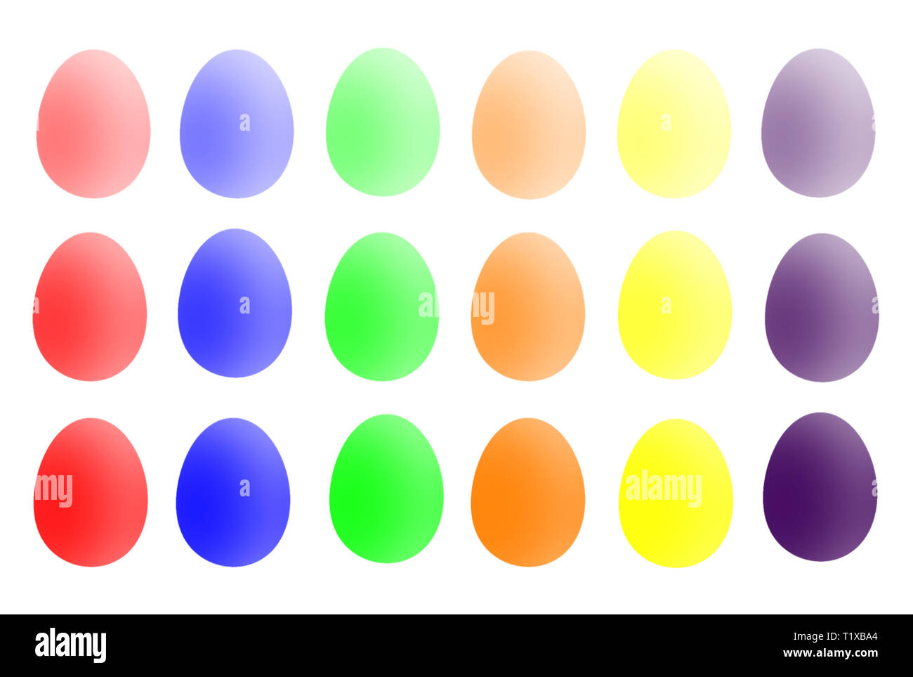 Pastel shades of purple Cut Out Stock Images & Pictures - Alamy