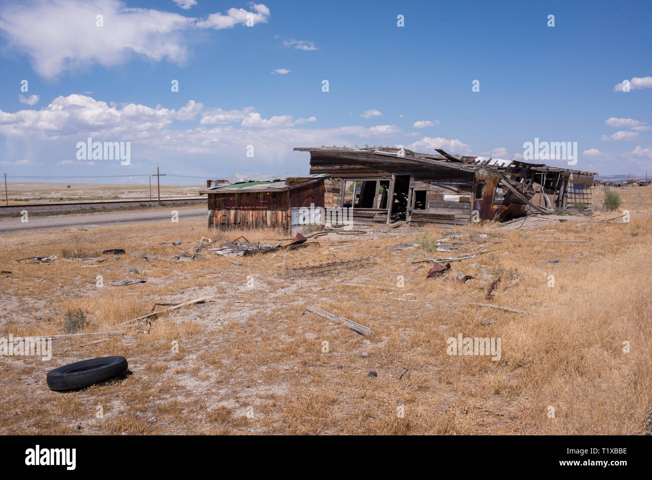 Cisco, Utah is a ghost town near the Colorado border created by the ...