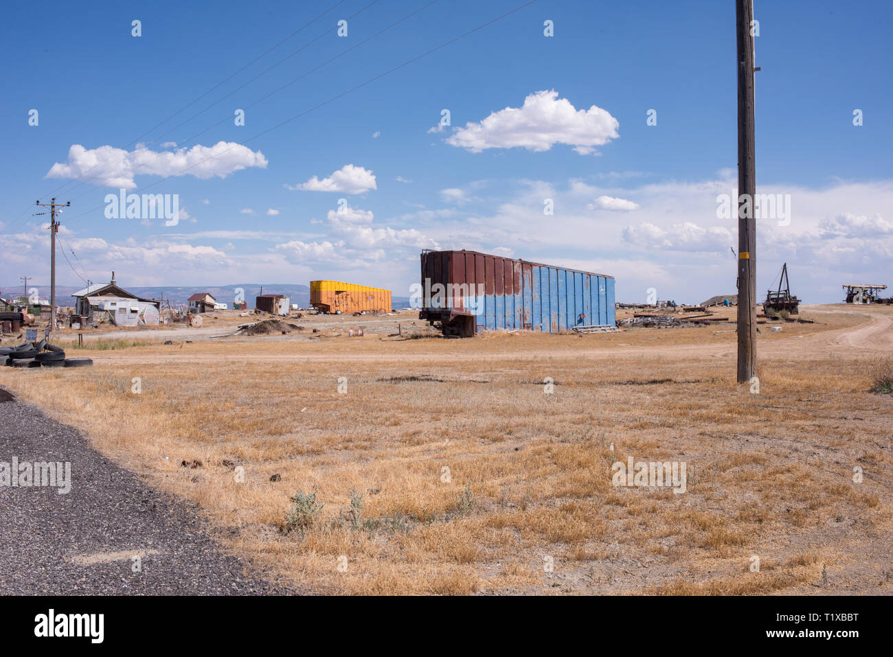 Cisco, Utah is a ghost town near the Colorado border created by the ...