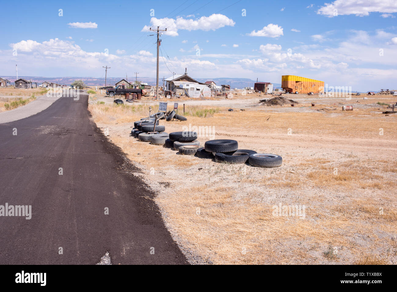 Cisco, Utah is a ghost town near the Colorado border created by the ...