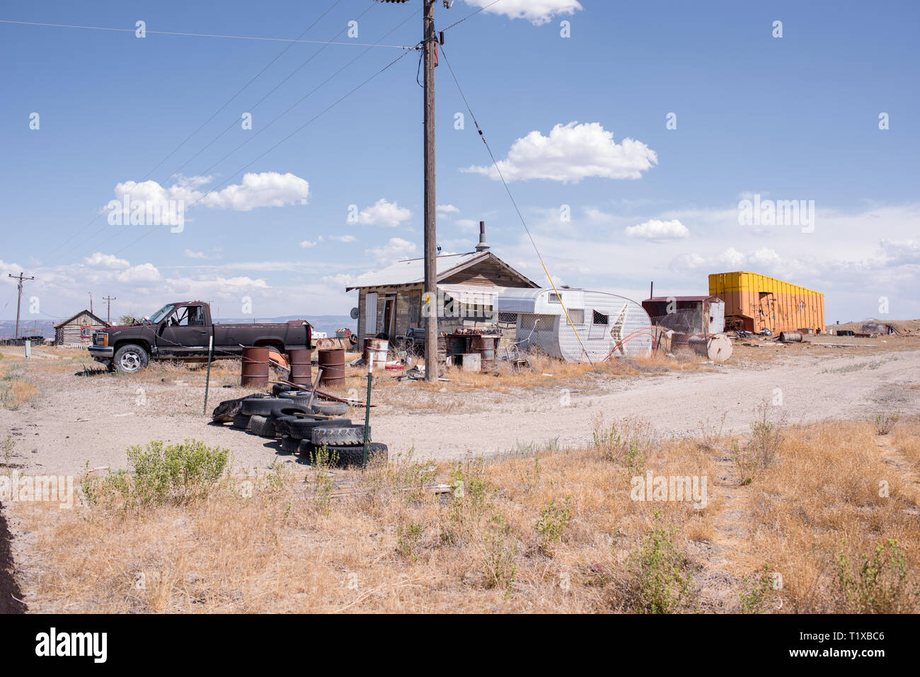 Cisco, Utah is a ghost town near the Colorado border created by the ...