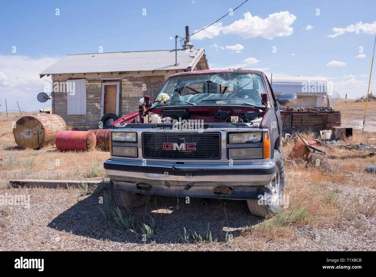 Cisco, Utah is a ghost town near the Colorado border created by the ...