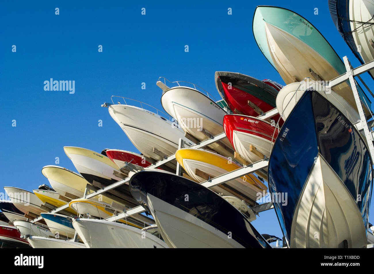 Boat storage in miami hi-res stock photography and images - Alamy