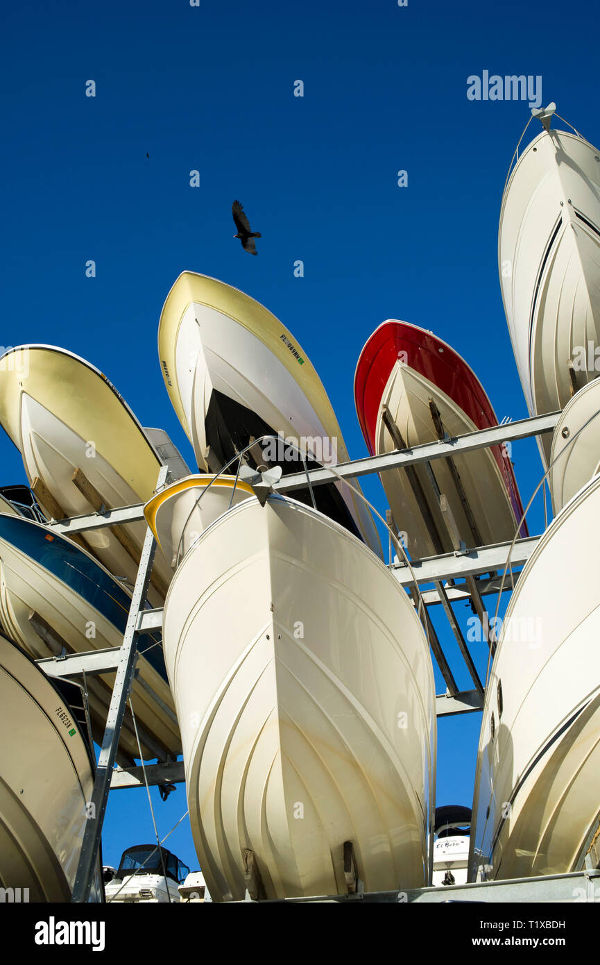 Boat storage in Miami, FL Stock Photo - Alamy