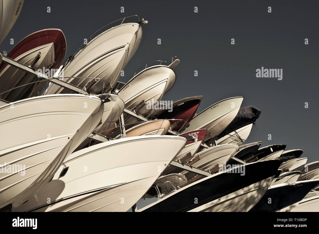Boat storage in miami hi-res stock photography and images - Alamy