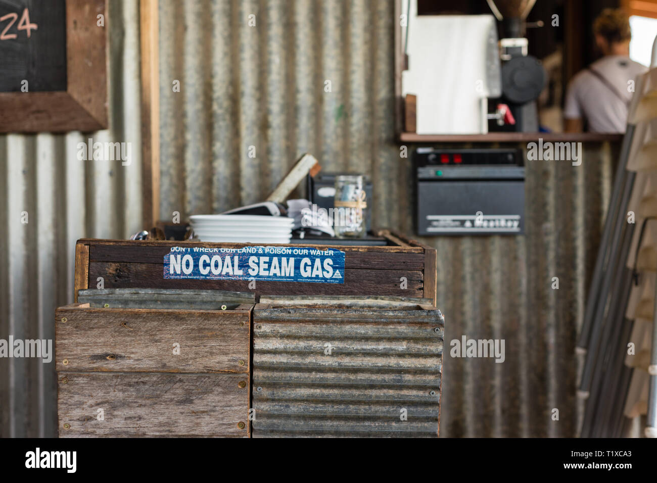 No Coal Seam Gas sticker Stock Photo - Alamy