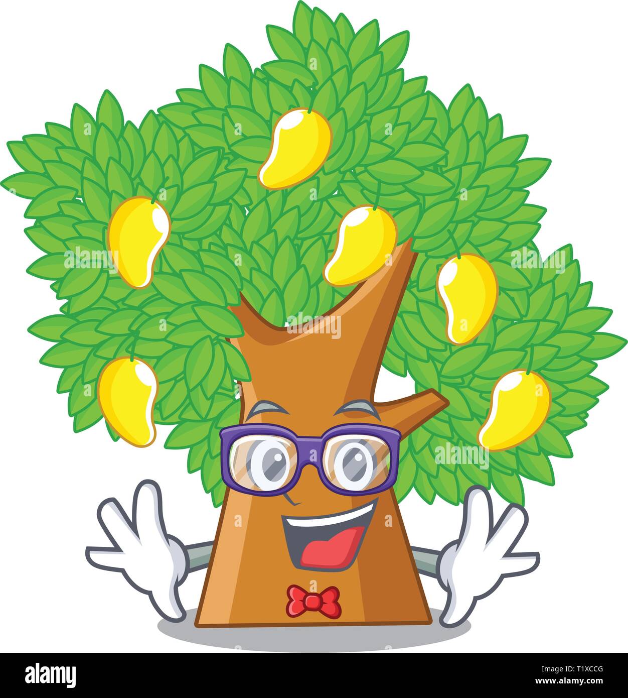 Geek mango tree in the cartoon shape Stock Vector Image & Art - Alamy