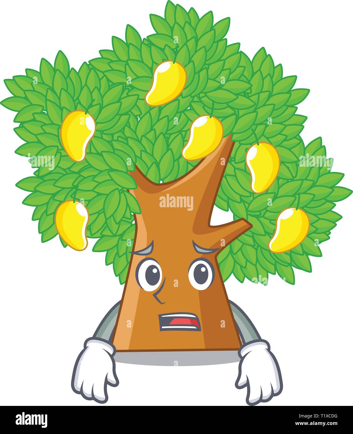 Afraid character mango tree beside the house Stock Vector Image & Art ...