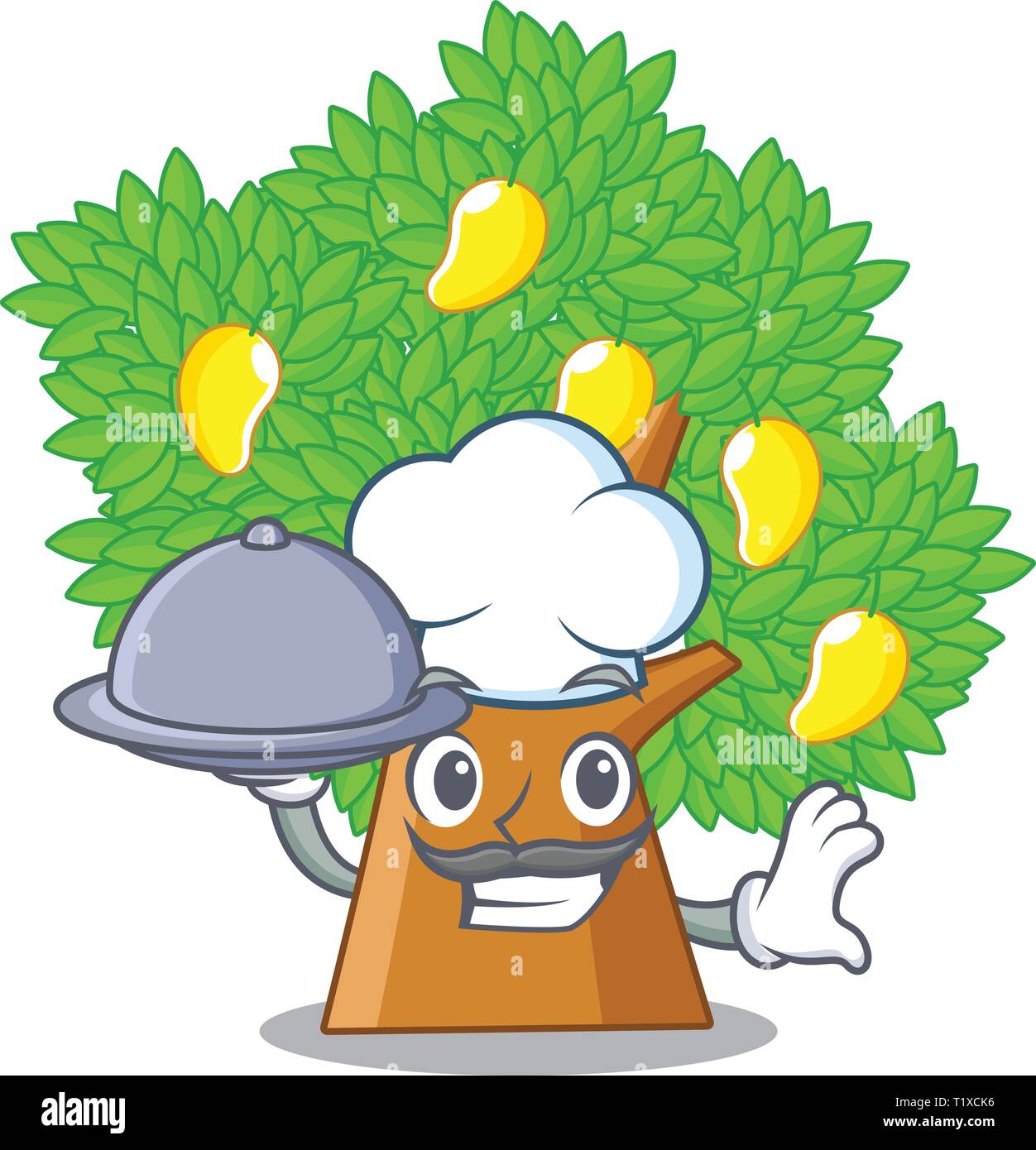 Mango tree asia Stock Vector Images - Alamy