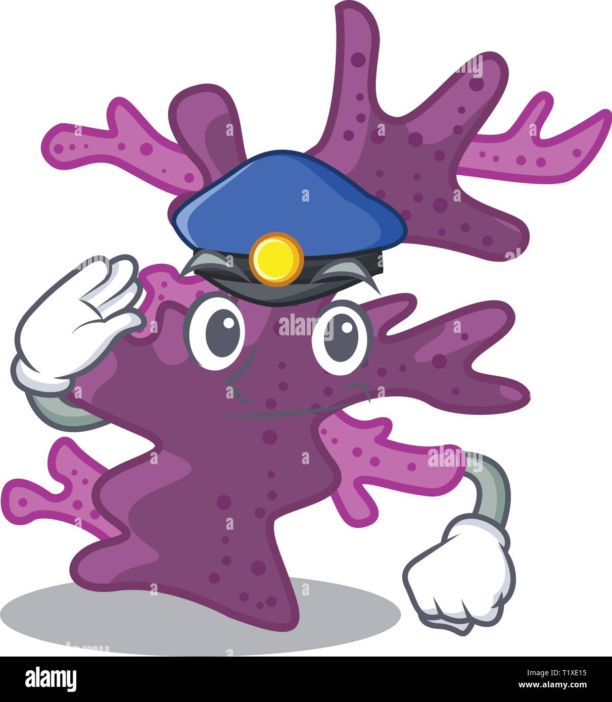 Police purple coral reef in cartoon aquarium Stock Vector Image & Art ...