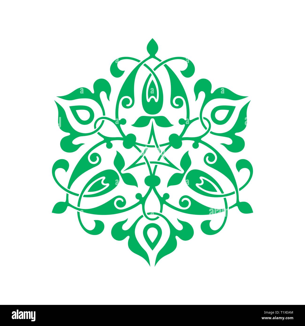 Arabesque decor. Mandala. Vector Illustration for islamic style design ...