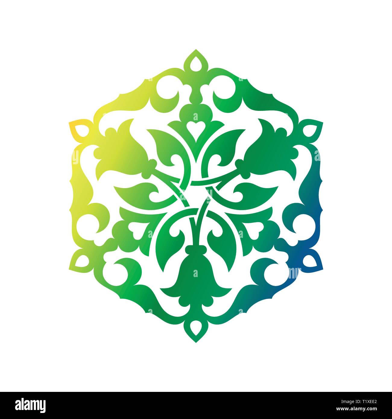 Intricate pattern of circular forms Cut Out Stock Images & Pictures - Alamy