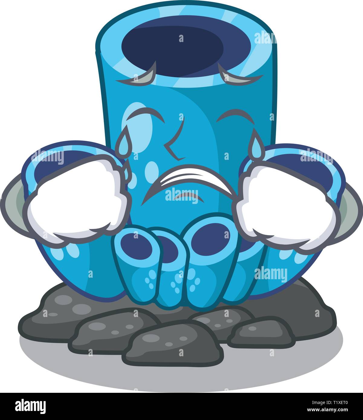 Coral reef sponges fish Stock Vector Images - Alamy