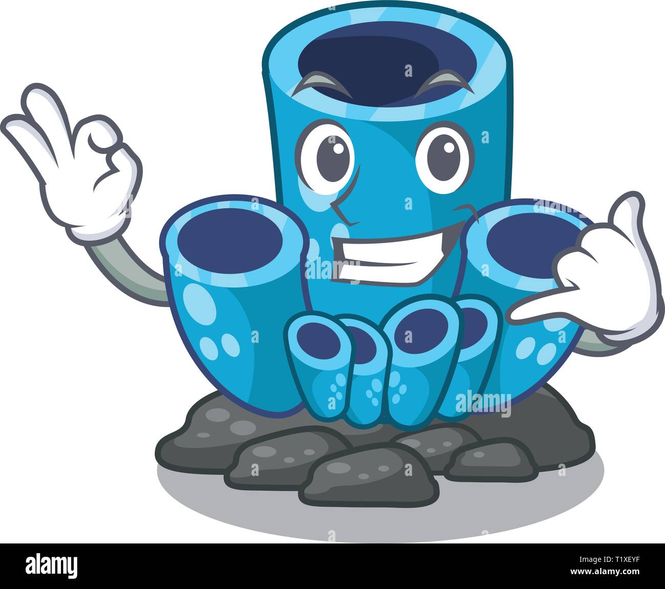 Coral underwater maldives Stock Vector Images - Alamy