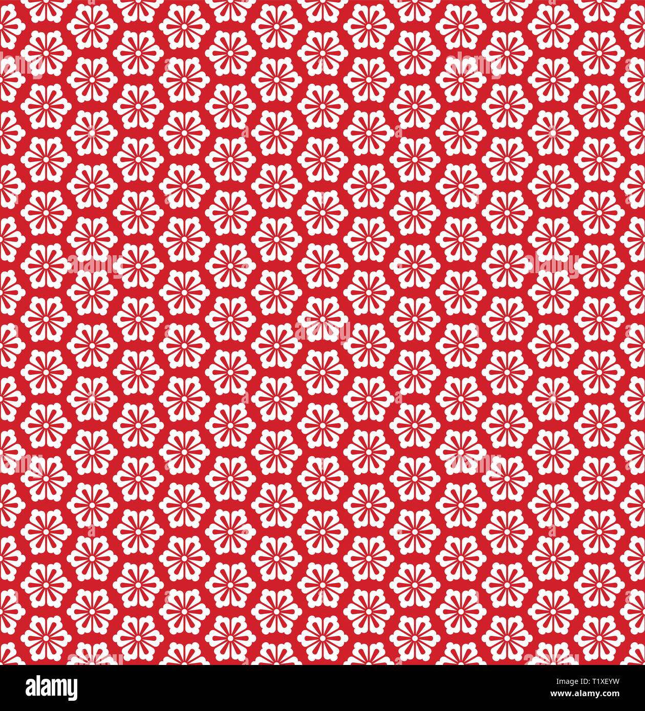 Red and white Japanese vector seamless pattern Stock Vector Image & Art ...