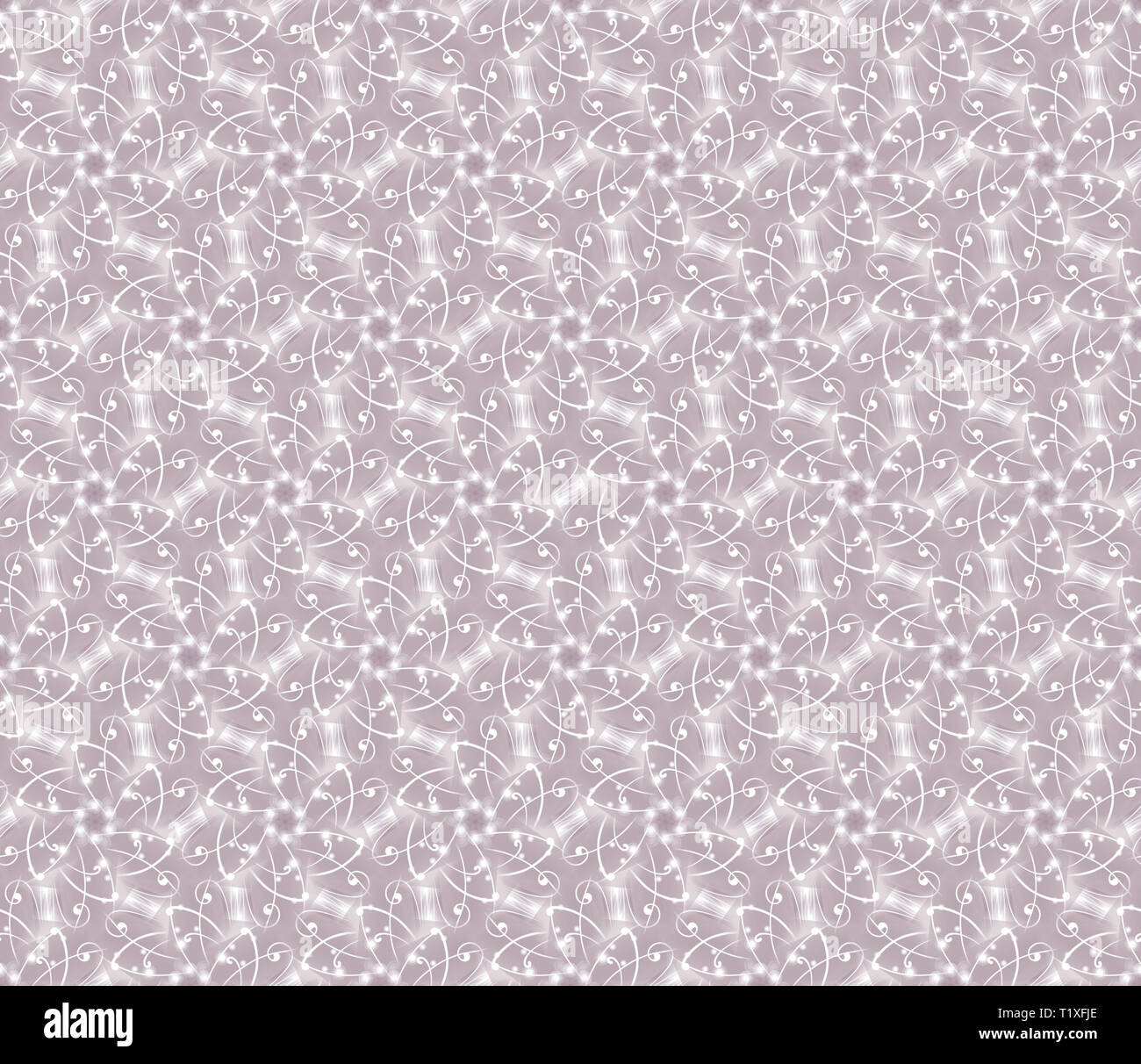 Seamless wall-paper, with an abstract flower pattern, gray. A gentle ...