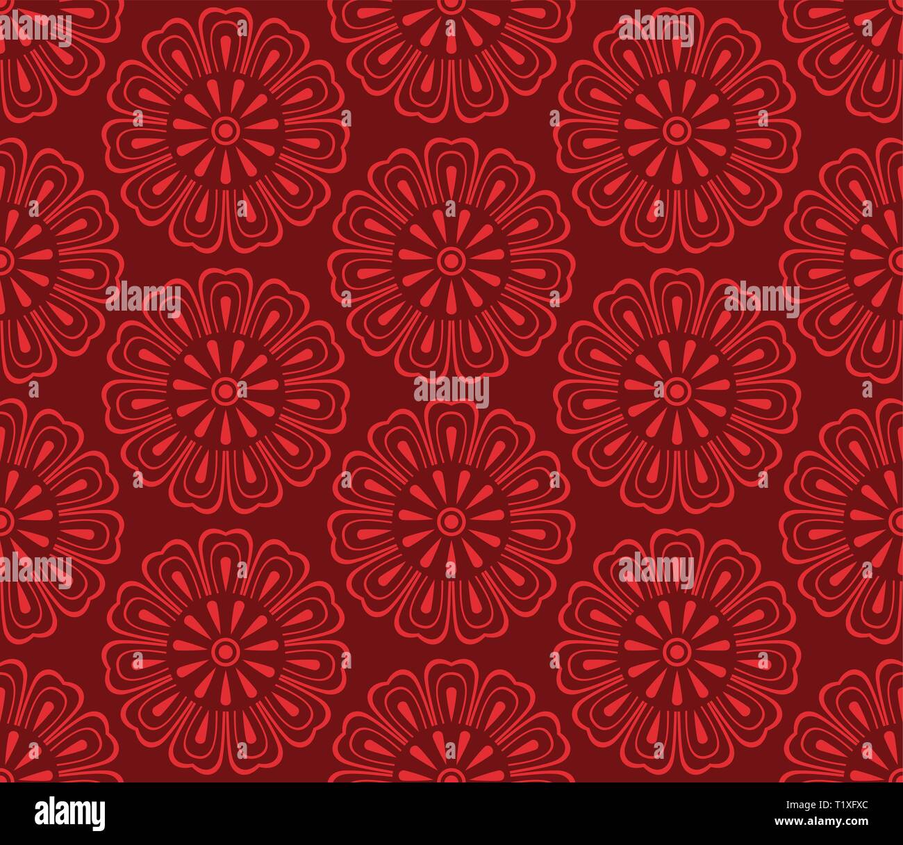 Seamless vector korean pattern, tradition asian ornament Stock Vector ...
