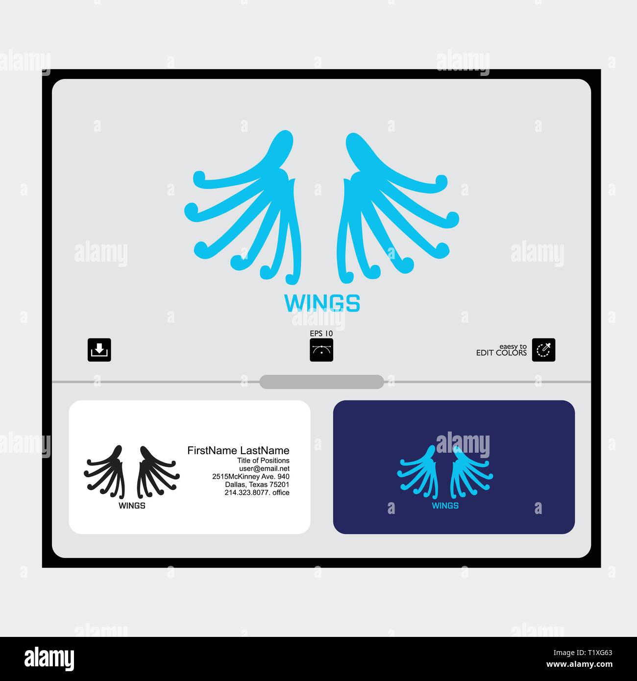 can use in web logo, app logo, flayer, card, and other Stock Vector ...