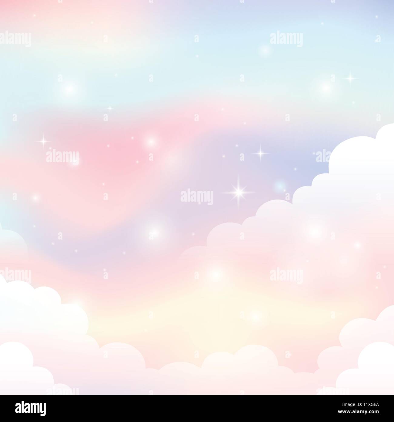 Abstract sky theme image 1 - eps10 vector illustration Stock Vector ...