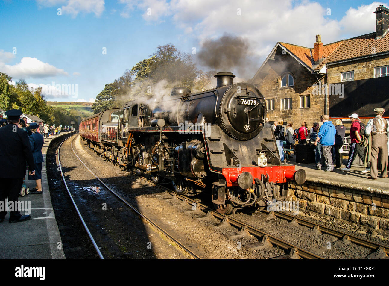 North yorkshire moors railway locomotive hi-res stock photography and ...