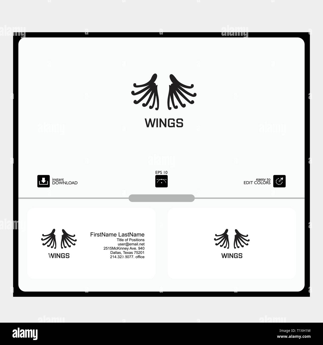 can use in web logo, app logo, flayer, card, and other Stock Vector ...