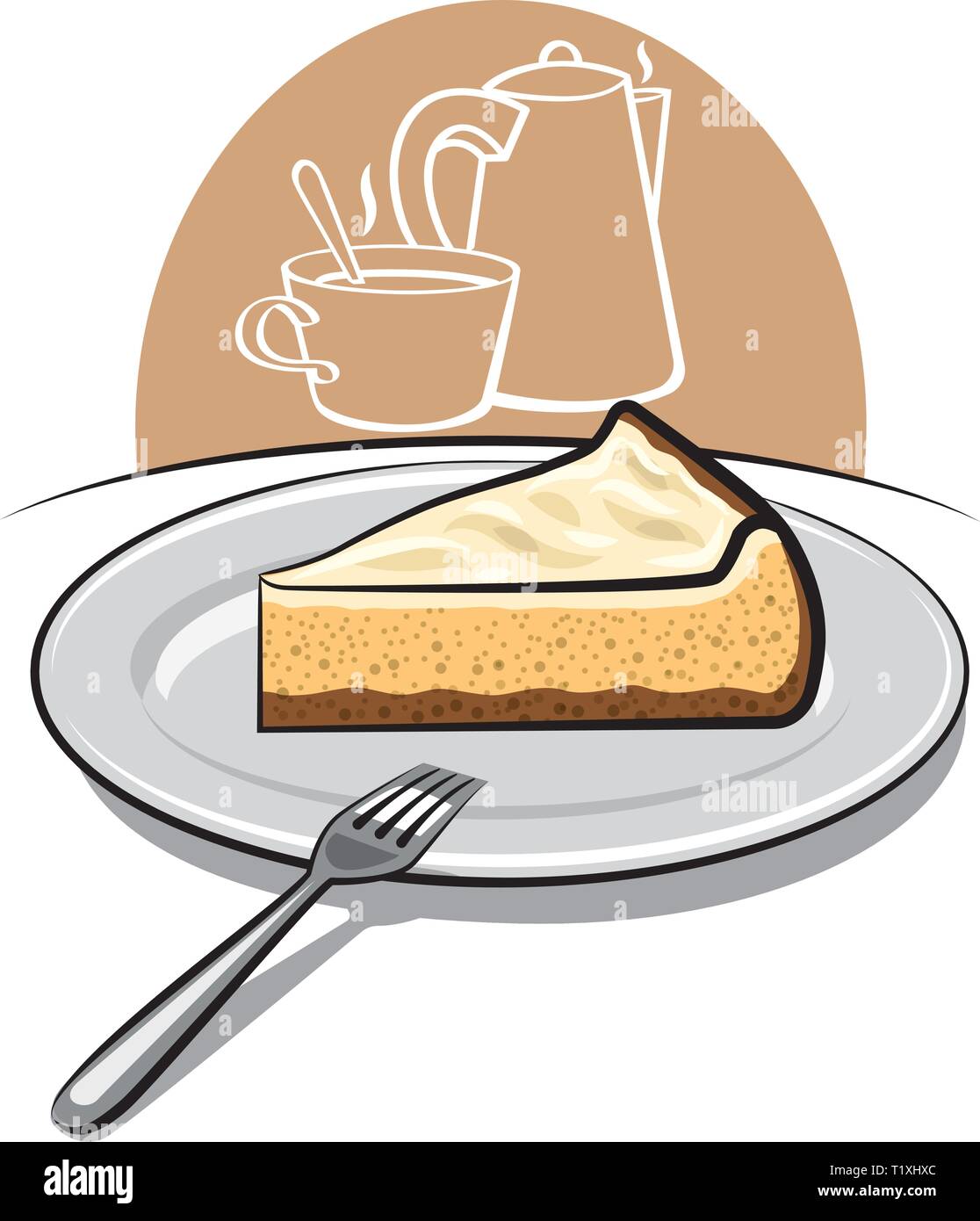 Cheesecake Slice Drawing