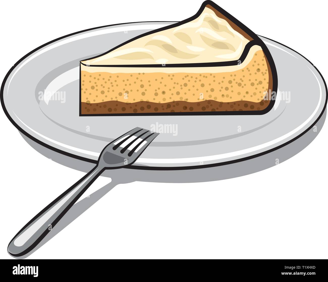 Pastry on plain white Stock Vector Images - Alamy