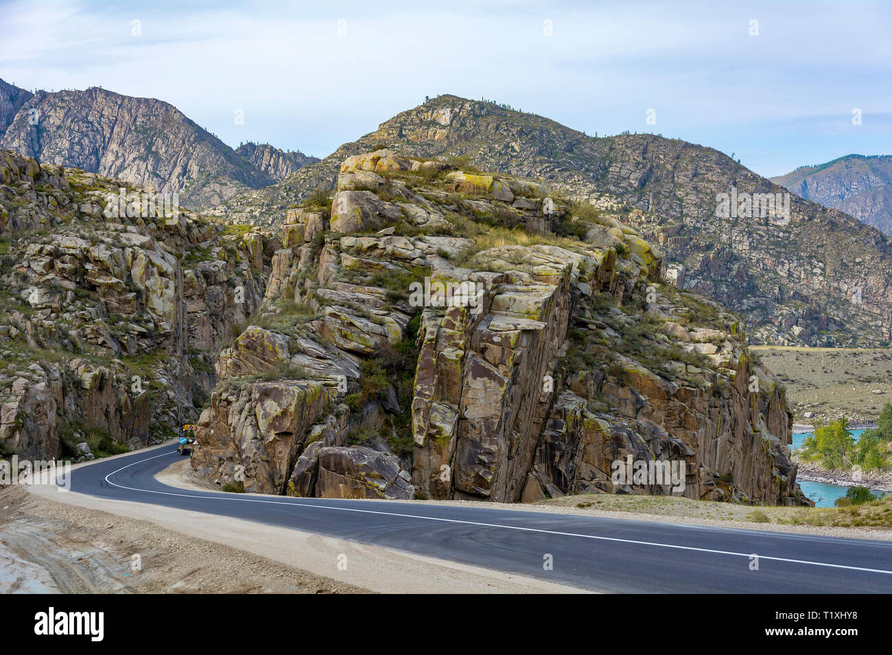 The rock massif of Auritas (Rock gate) of the Chui tract, Altai ...