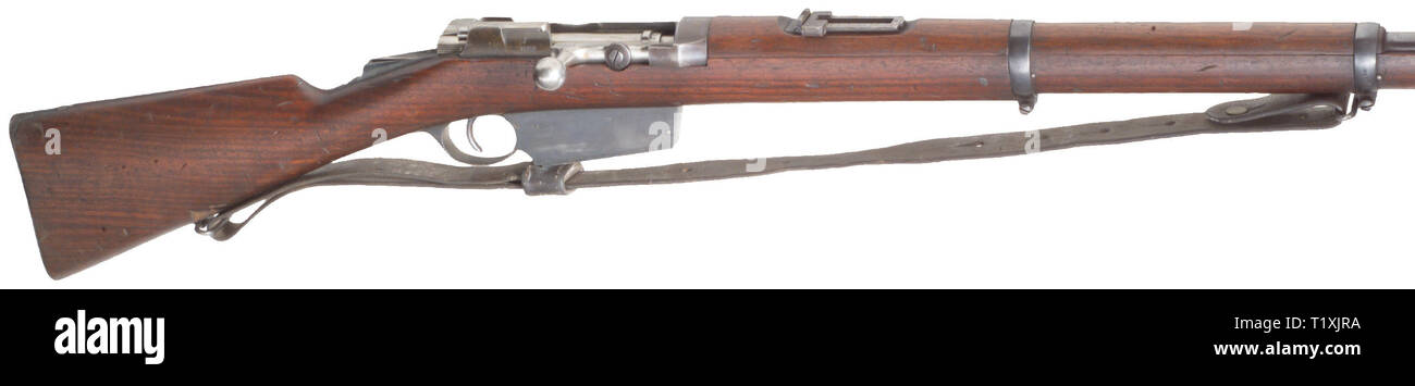 SERVICE WEAPONS, infantry rifle M 1880 (Mauser-Koka), calibre 7 mm ...