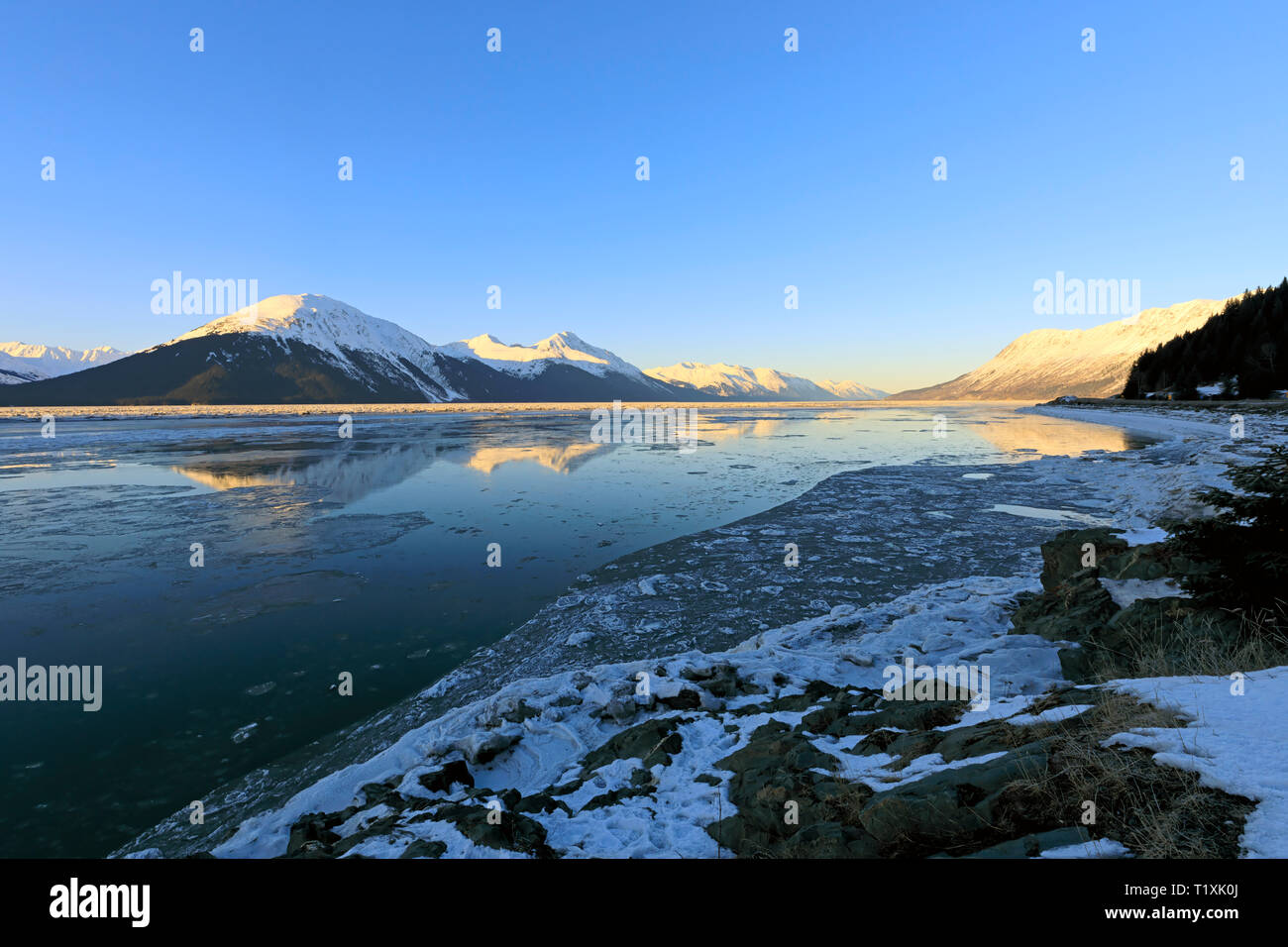 Turnagain Arm, Alaska Stock Photo - Alamy