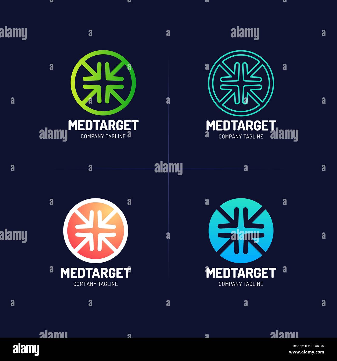 Target healthcare logo Stock Vector Images - Alamy
