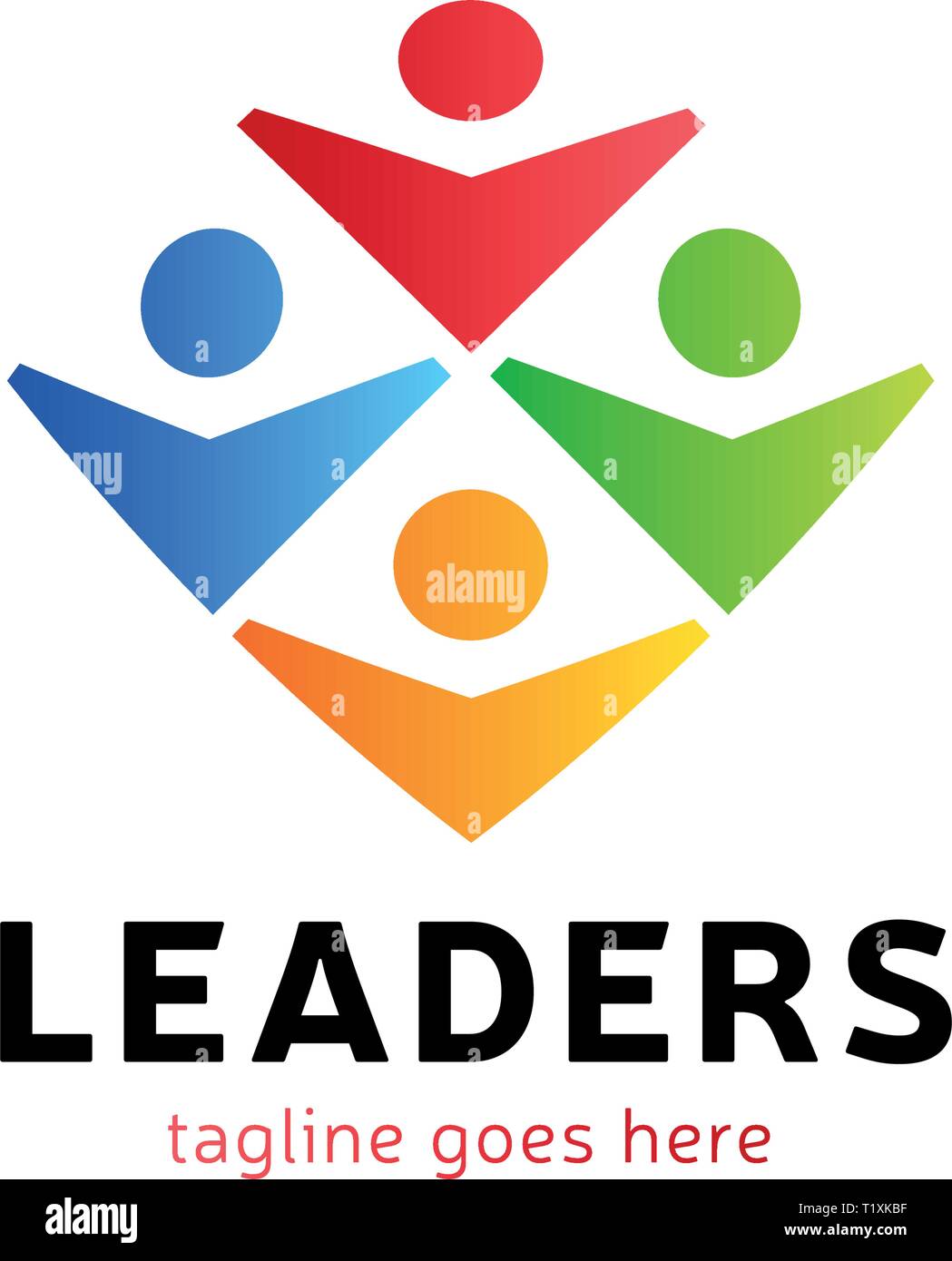 Silhouette family of four Stock Vector Images - Alamy