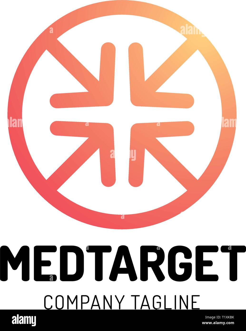 Target healthcare logo Stock Vector Images - Alamy