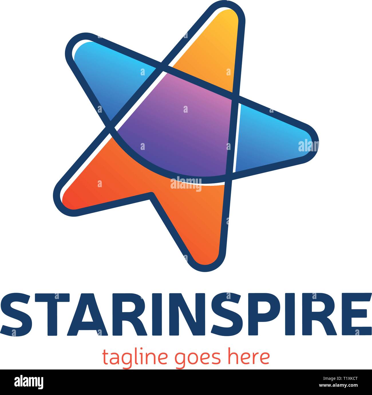 Inspire logo design elegant hi-res stock photography and images - Alamy