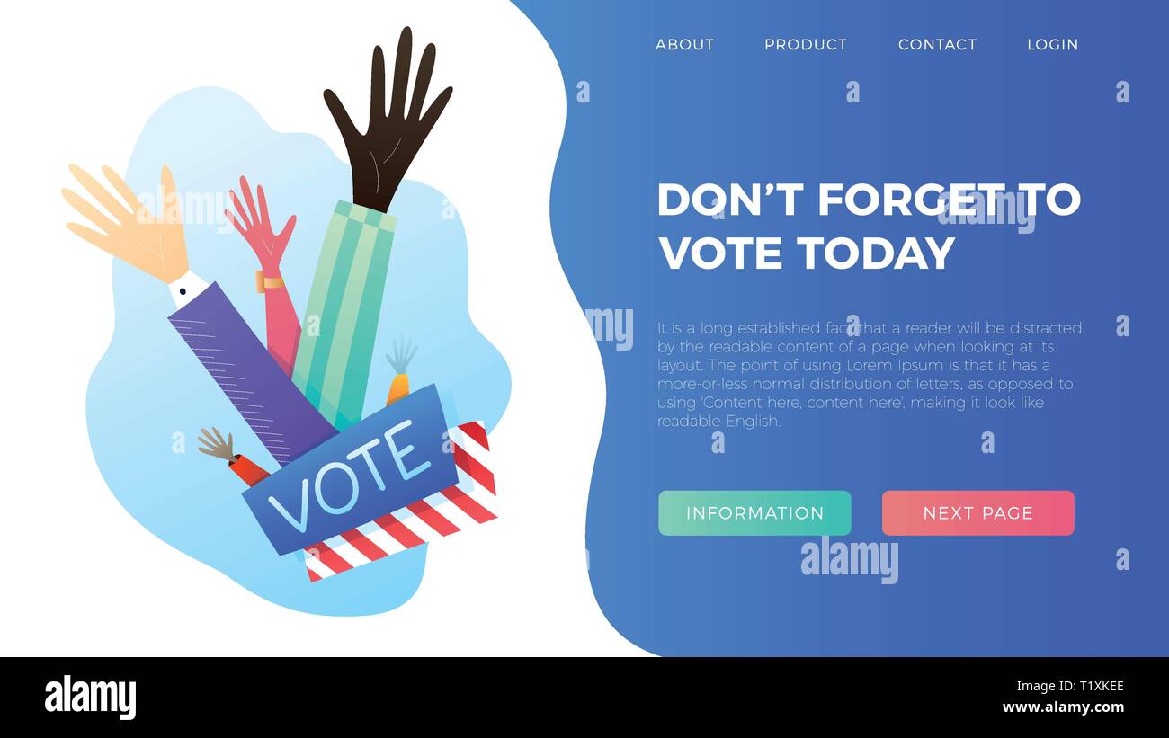 Set of hand draw hands. Voting concept illustration Stock Vector Image ...