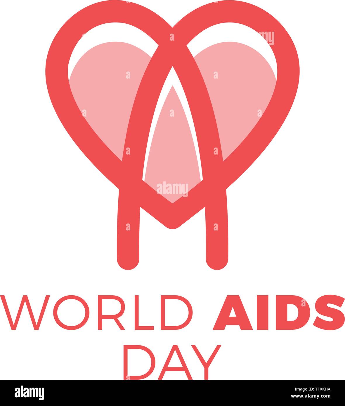 World Heart Day icon design. Brush style red heart. Health care concept ...