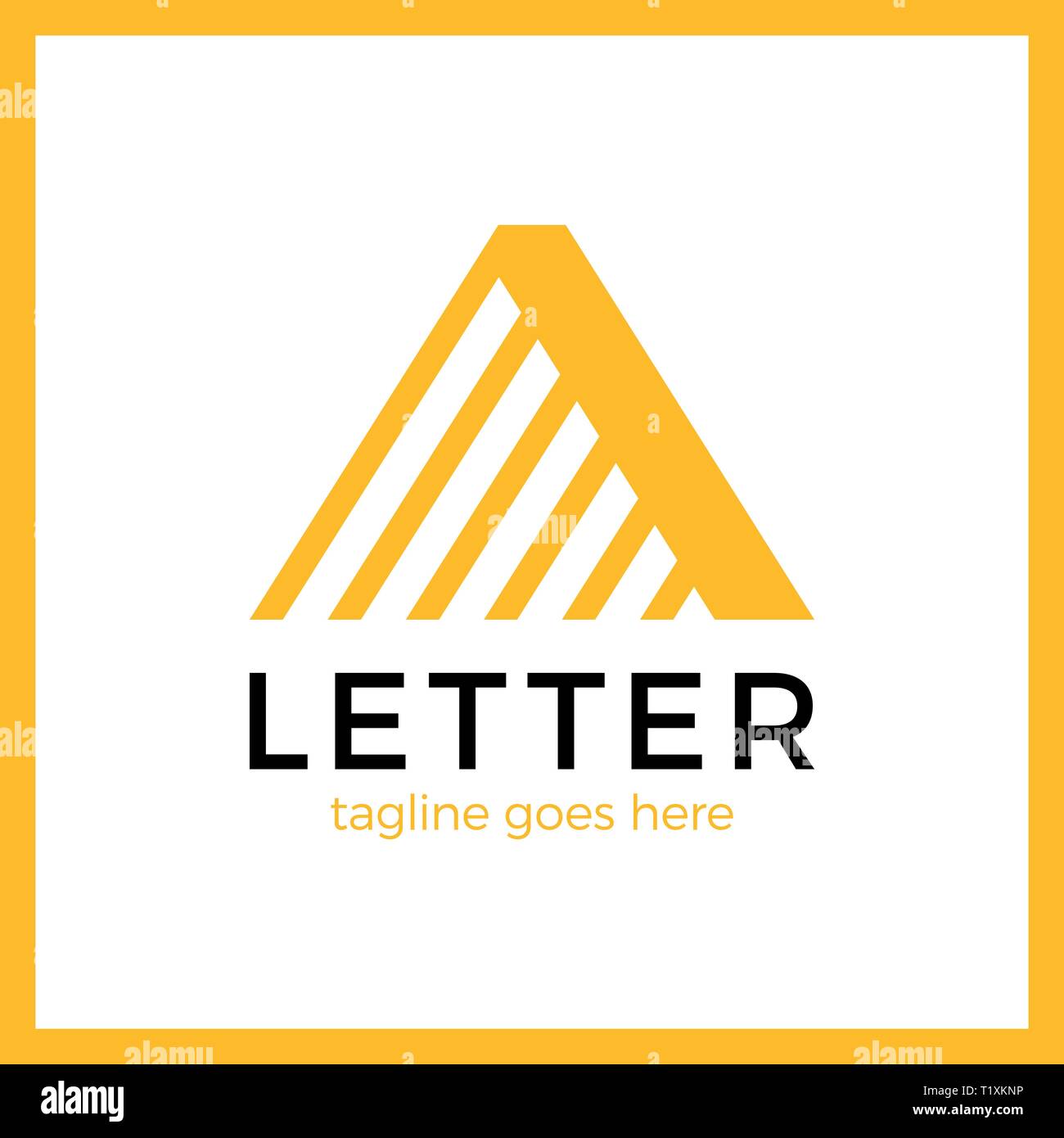 Letter A Line Arrow Up Logotype Stock Vector Image & Art - Alamy