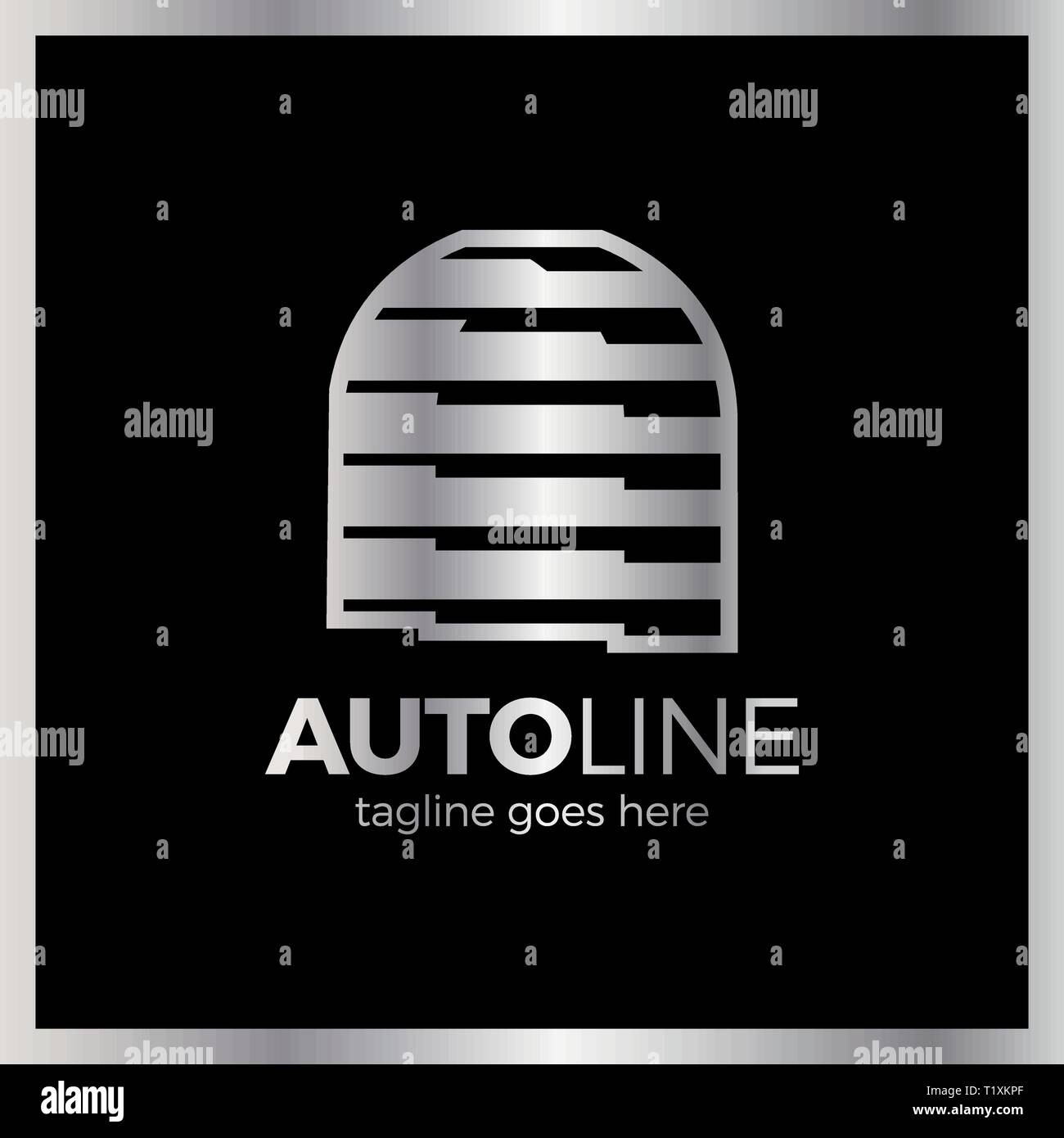 Auto Line Logotype - Letter A. Dynamic Sport Line Stock Vector Image ...