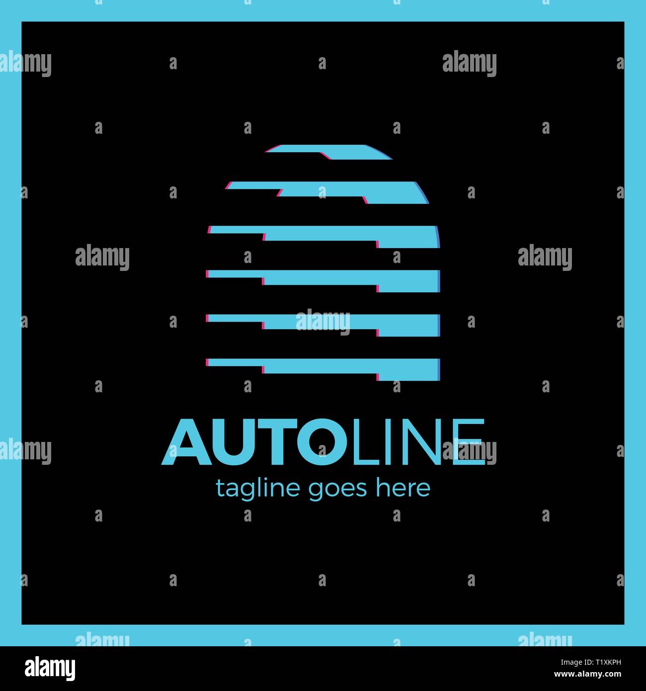 Auto Line Logotype - Letter A. Dynamic Sport Line Stock Vector Image ...