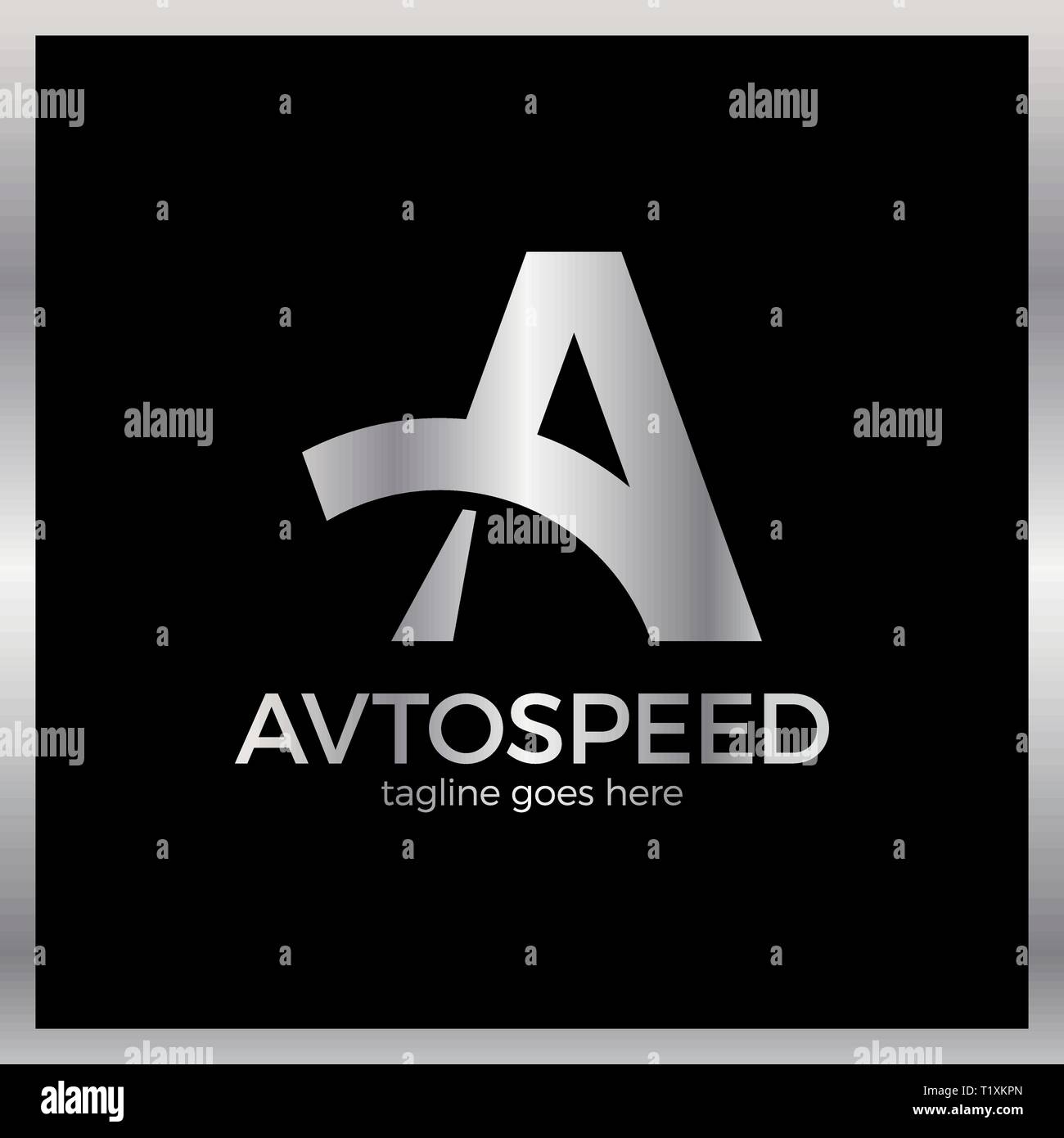 Letter A Logotype - Auto Speed icon symbol Stock Vector Image & Art - Alamy